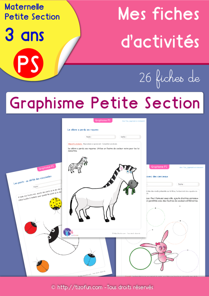 26 Fiches Graphisme Petite Section Maternelle – iProf Éducation ...
