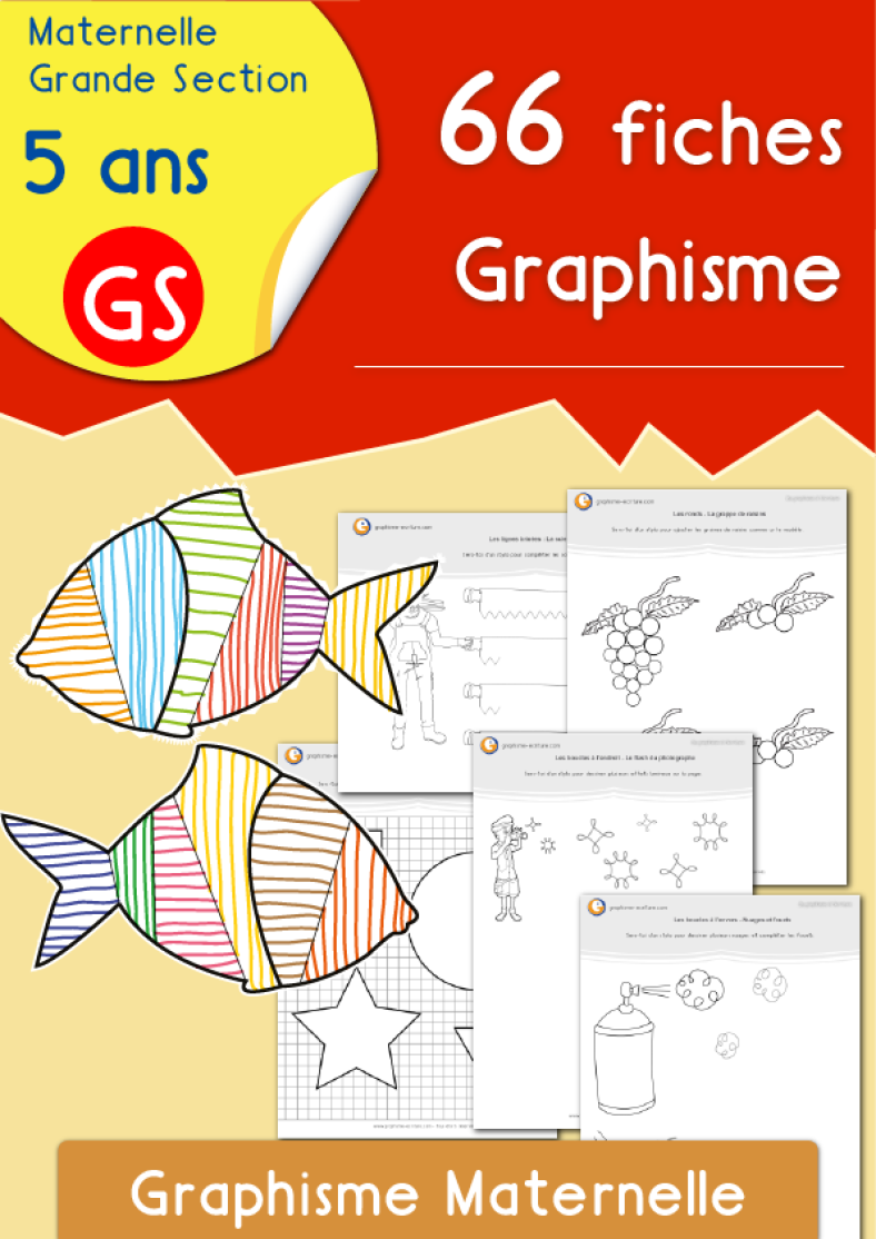 66 Fiches Graphisme Maternelle GS – iProf Éducation Ressources ...