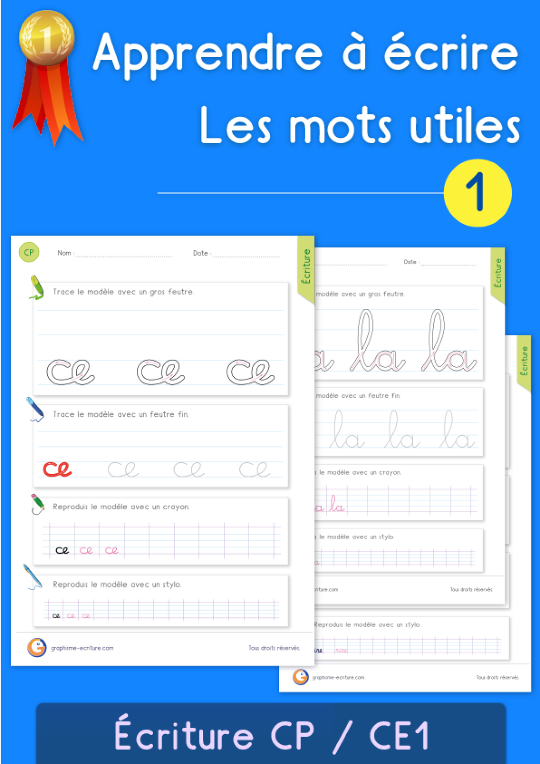 Apprendre à écrire les mots utiles CP CE1 – iProf Éducation Ressources ...