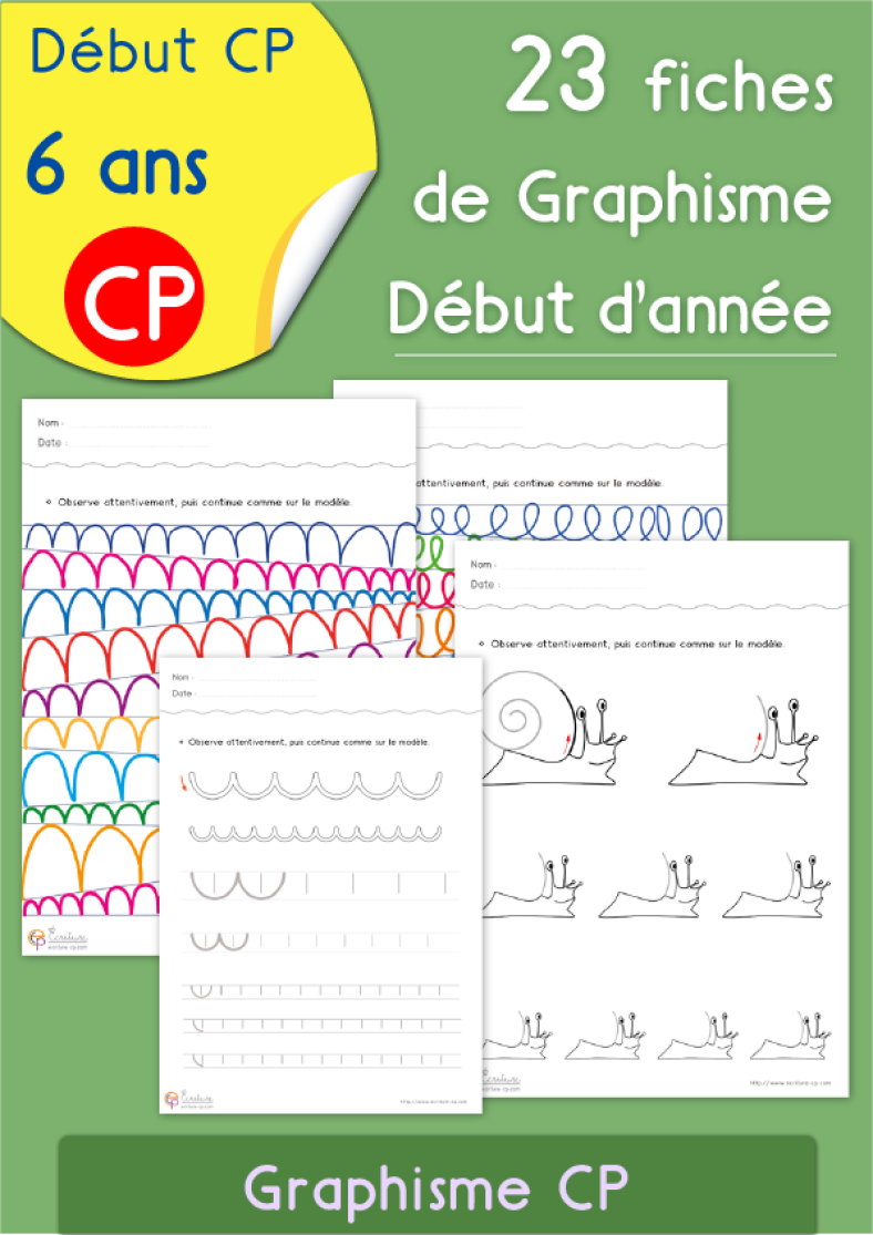 Graphisme Début d’Année CP – iProf Éducation Ressources pédagogiques ...