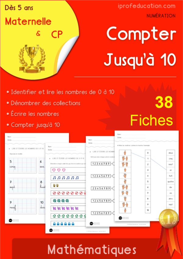 Apprendre à compter jusqu’à 10 – Activités sur les nombres de 1 à 10 ...