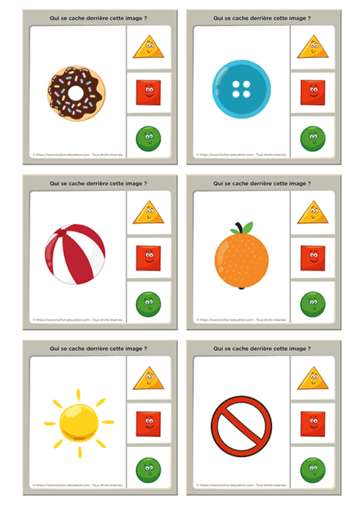 Activités sur les formes en Maternelle – iProf Éducation Ressources ...
