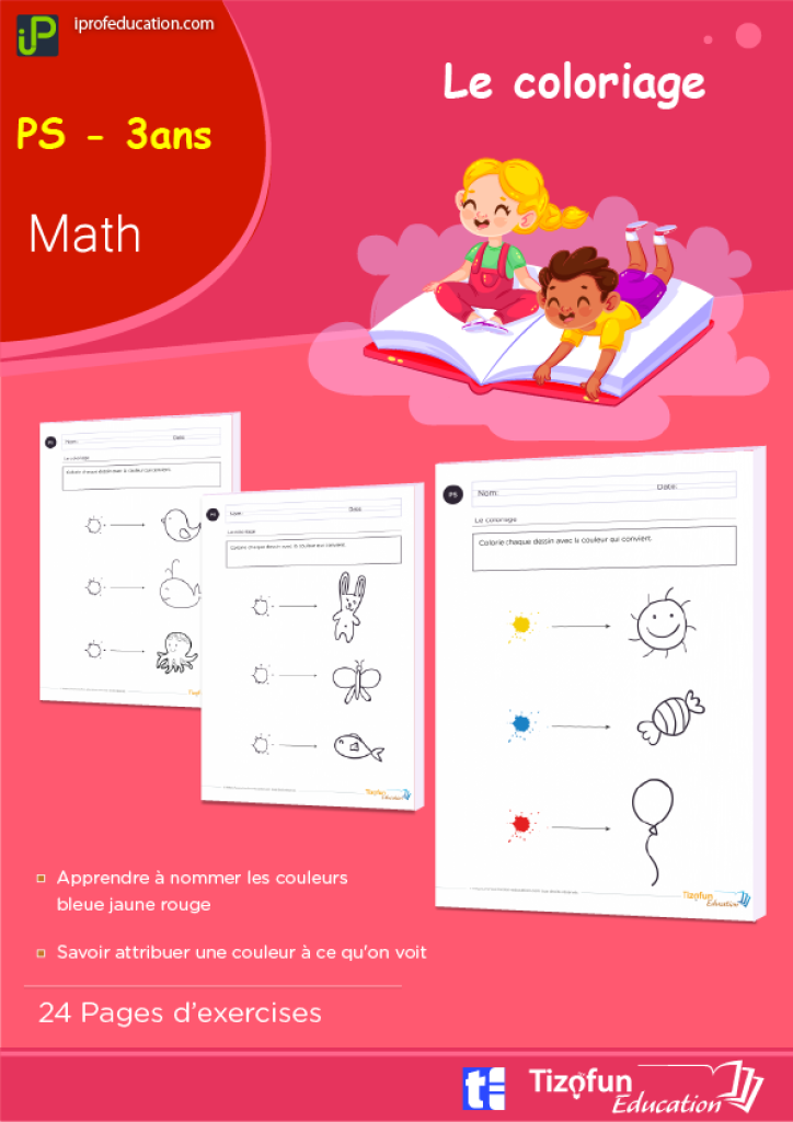 Le coloriage en Maternelle Petite Section – iProf Éducation Ressources ...