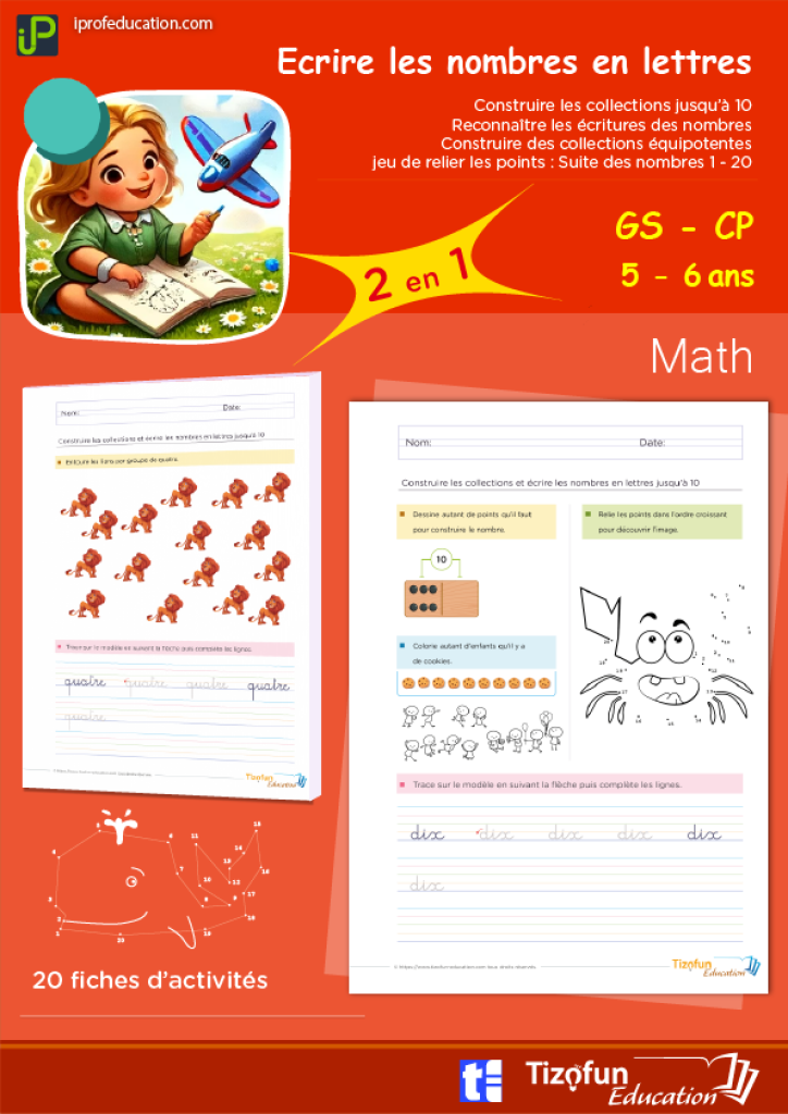Apprendre à écrire les nombres en lettres : jeux et exercices sur les ...