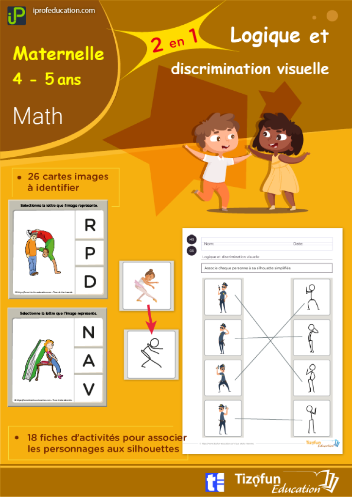 Exercices de Discrimination Visuelle pour Enfants : Identifier les ...